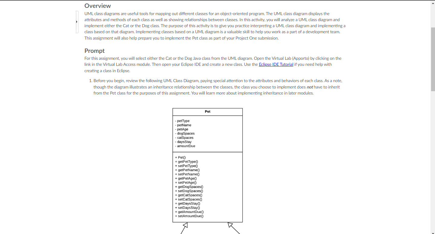 Solved Overview UML class diagrams are useful tools for | Chegg.com