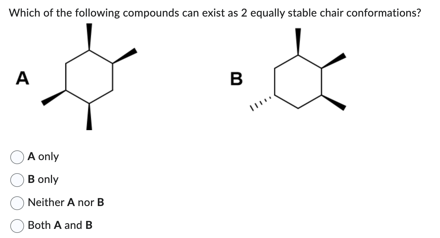 Solved Which of the following compounds can exist as 2 | Chegg.com