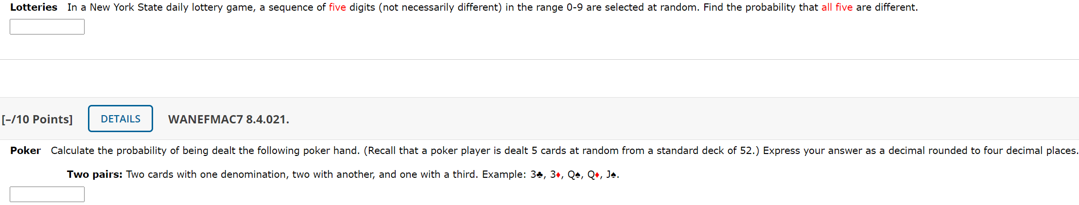 Solved Lotteries in a New York State daily lottery game, a | Chegg.com