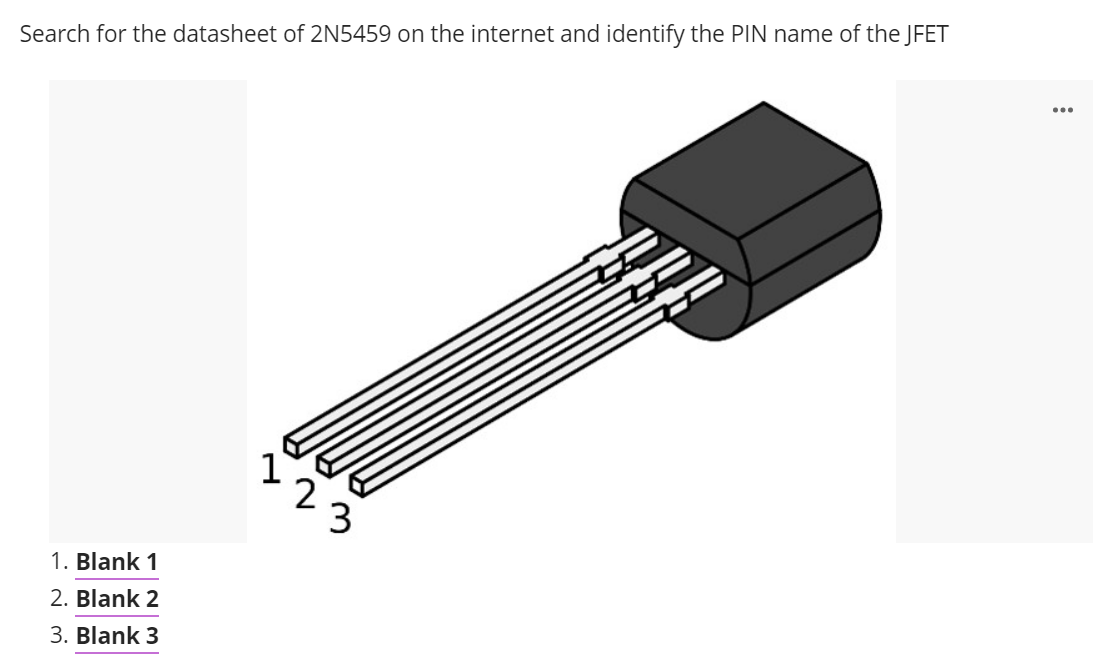 Solved Search for the datasheet of 2N5459 on the internet | Chegg.com