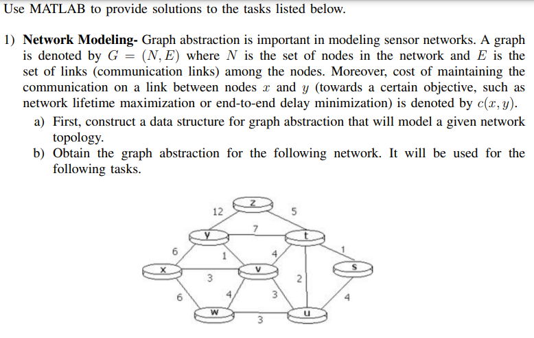 Solved Use MATLAB to provide solutions to the tasks listed | Chegg.com