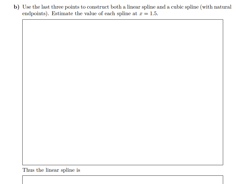 Solved QUESTION 2. Consider the four equidistant data points | Chegg.com
