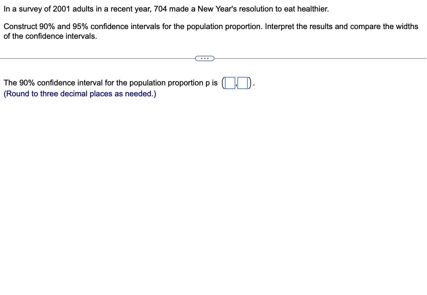 Solved In a survey of 2001 adults in a recent year, 704 made | Chegg.com