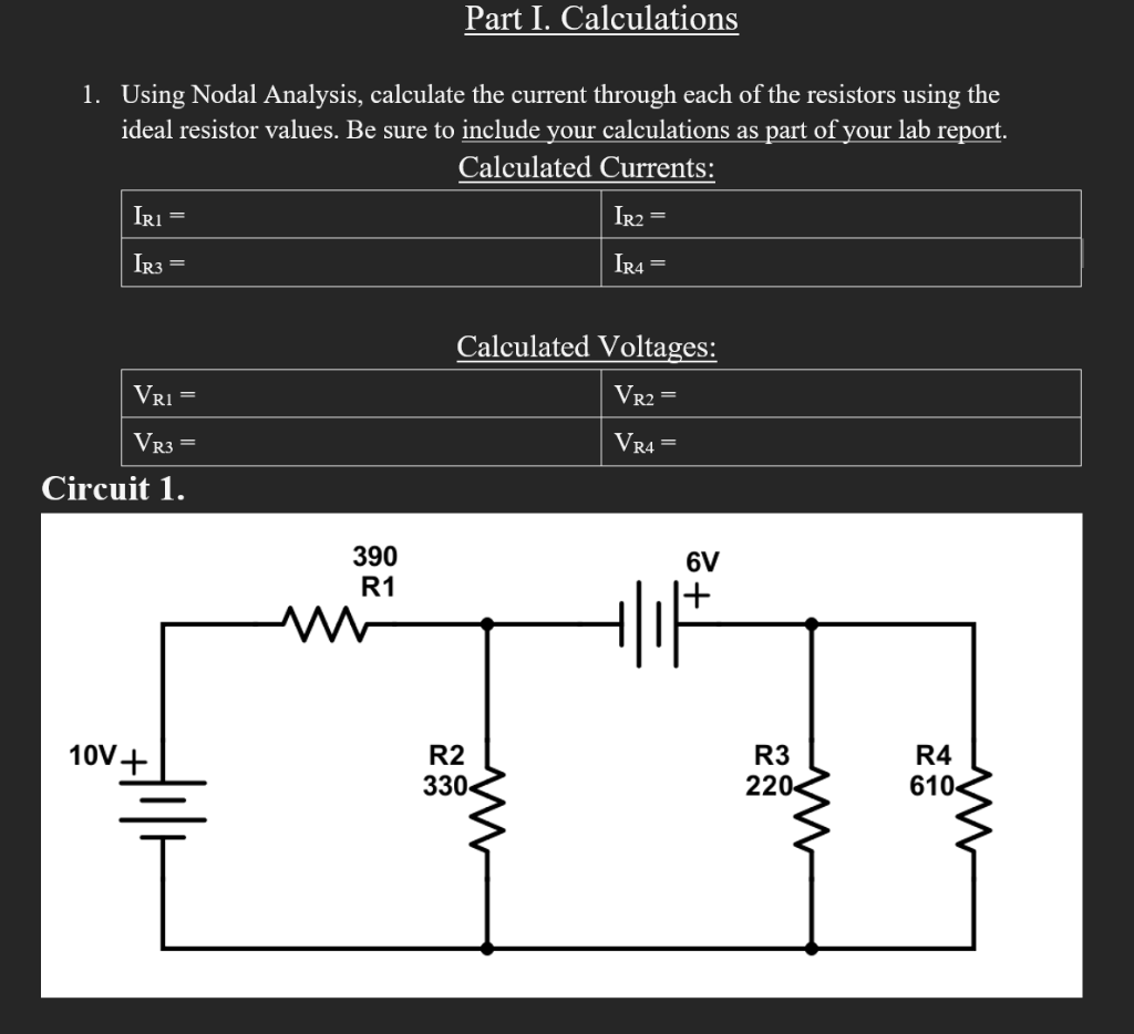 Solved Using Nodal Analysis, calculate the current through | Chegg.com