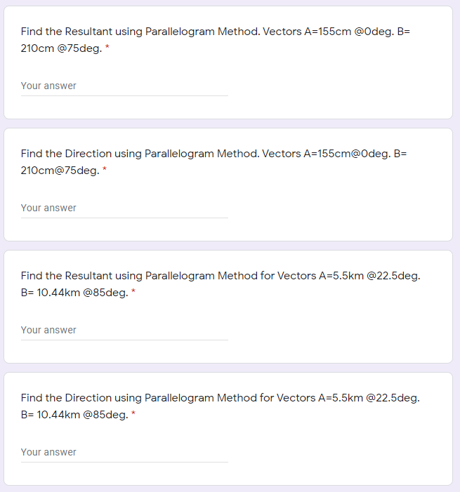 Solved Find the resultant using Parallelogram Method. | Chegg.com