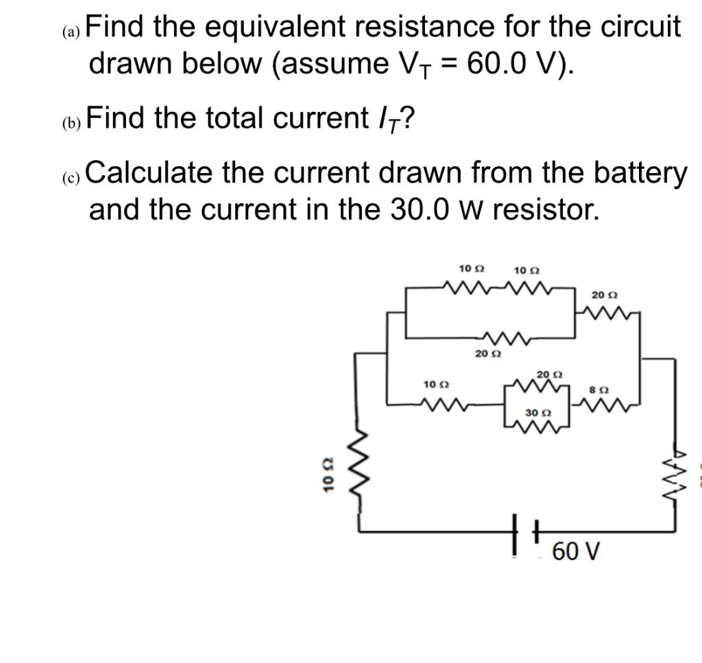 Solved Find the equivalent resistance for the circuit drawn | Chegg.com