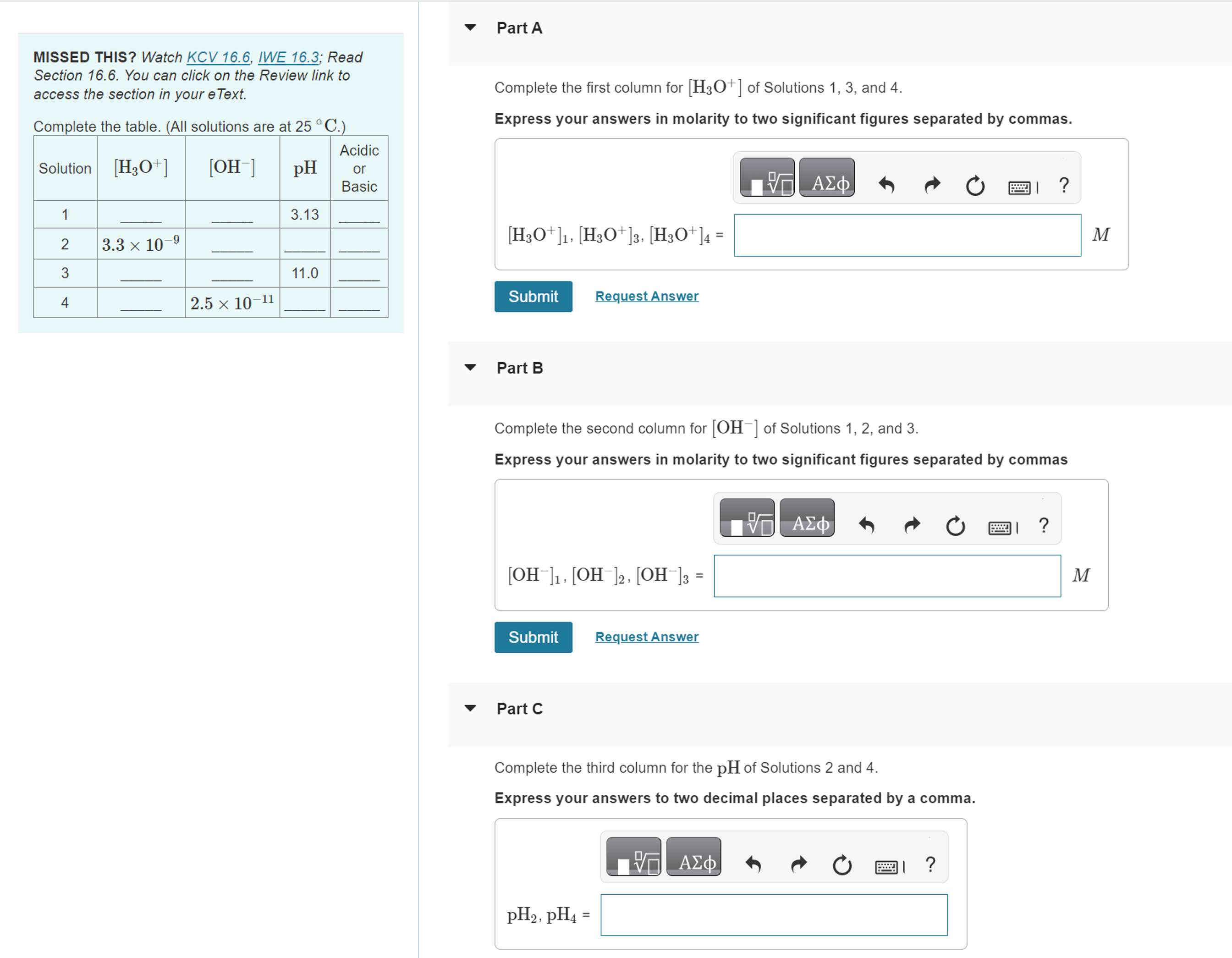 Solved Fill out Parts A-C, ﻿and then label the fourth column | Chegg.com