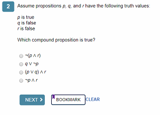 Solved Assume propositions p, q, and have the following | Chegg.com