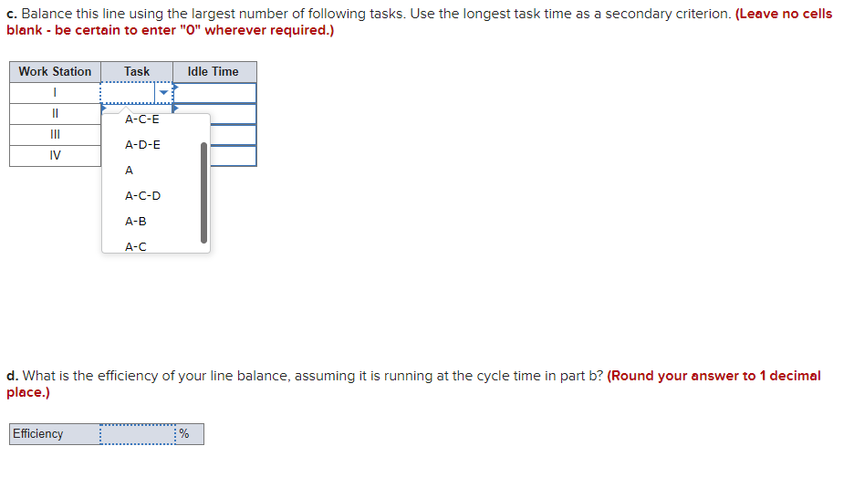 Solved The desired daily output for an assembly line is 360 | Chegg.com