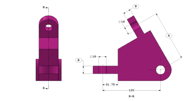 Solved For 15 points: Build this part in SOLIDWORKS. (Save | Chegg.com