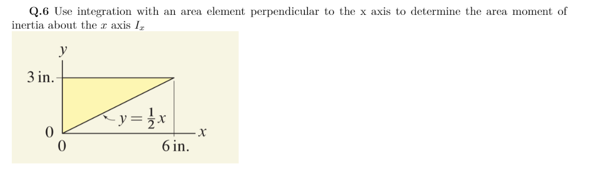 Solved Use integration with an area element perpendicular to | Chegg.com