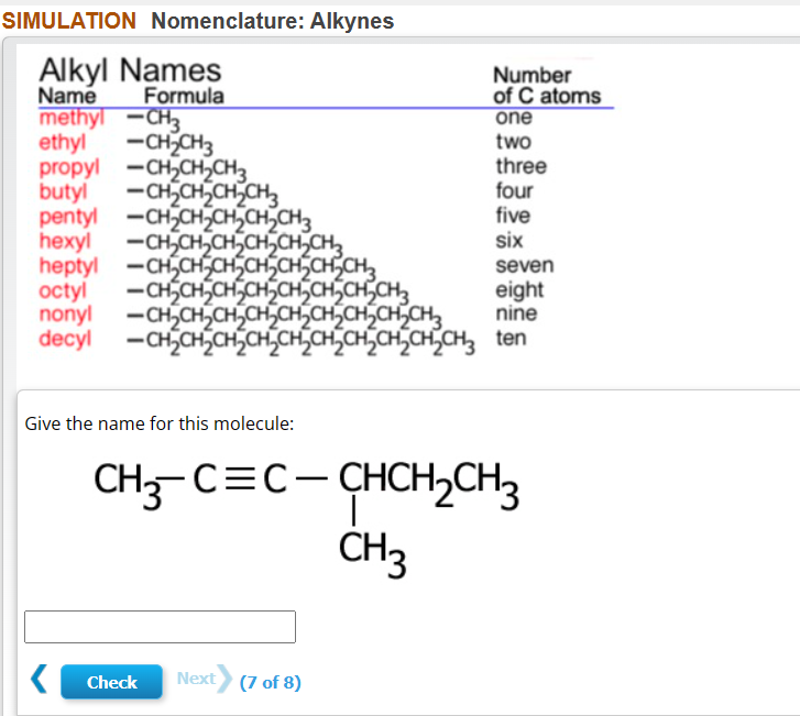 Solved Give the name for this molecule: | Chegg.com