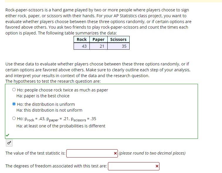 Solved Rock-paper-scissors is a hand game played by two or | Chegg.com