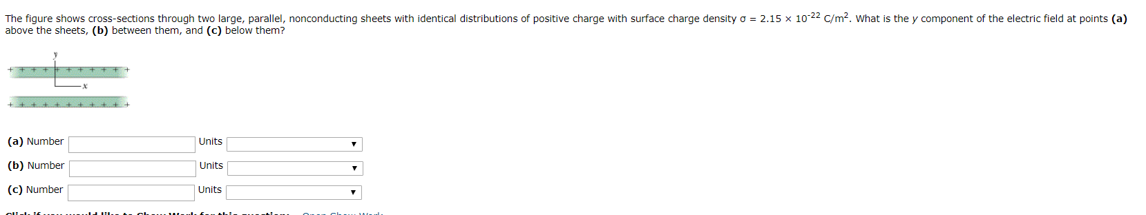 Solved The figure shows cross-sections through two large, | Chegg.com