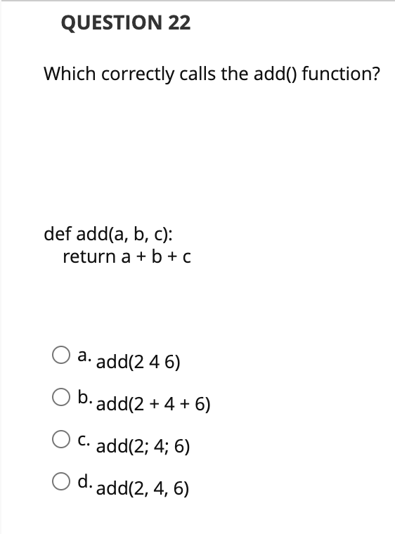 Solved QUESTION 25 What is the output? def is_even(num): if | Chegg.com