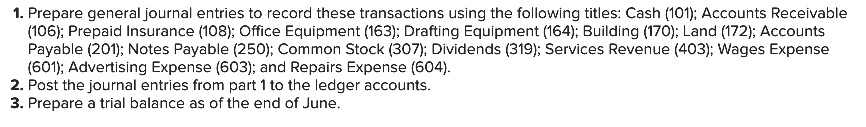 Problem 2-2A (Algo) Preparing and posting journal | Chegg.com
