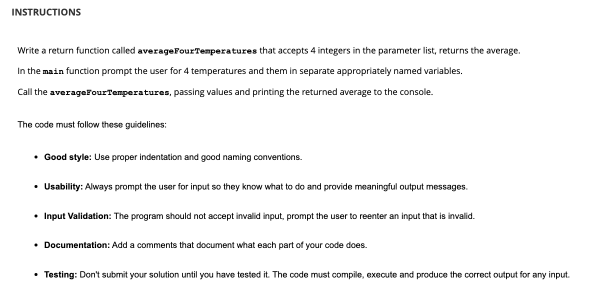 Solved INSTRUCTIONS Write a return function called | Chegg.com