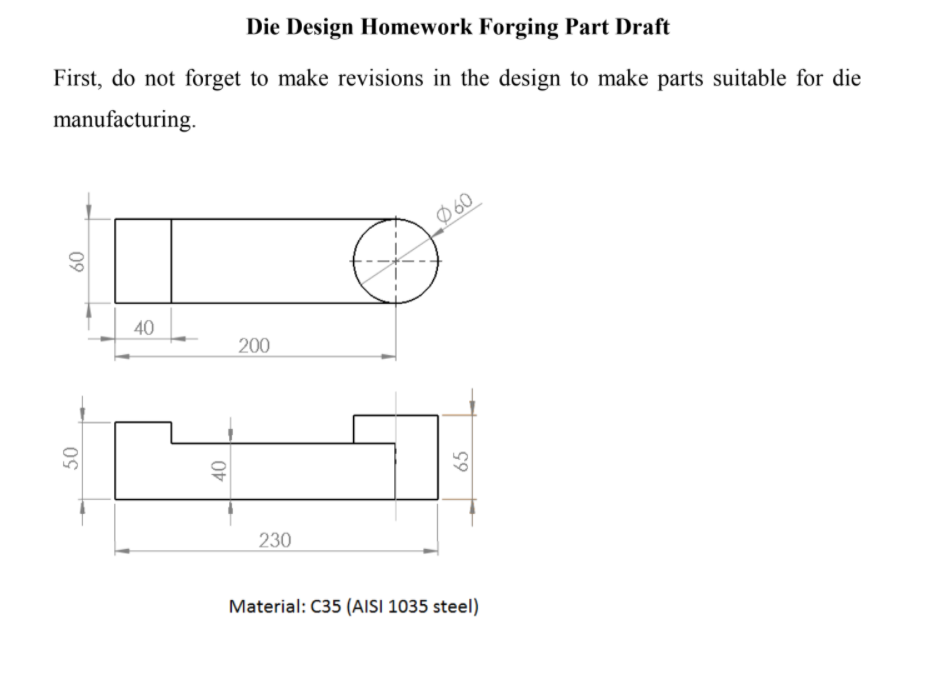 Forging Die Design Fundamental Content 1. | Chegg.com