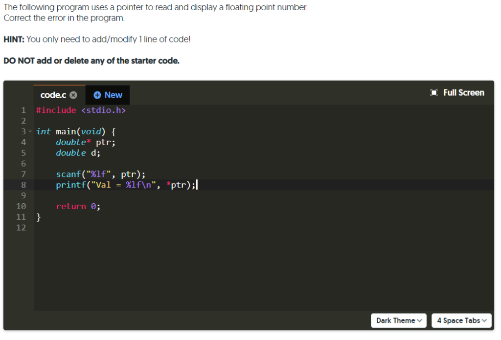 Solved Write a program that 1. Declares a double variable | Chegg.com