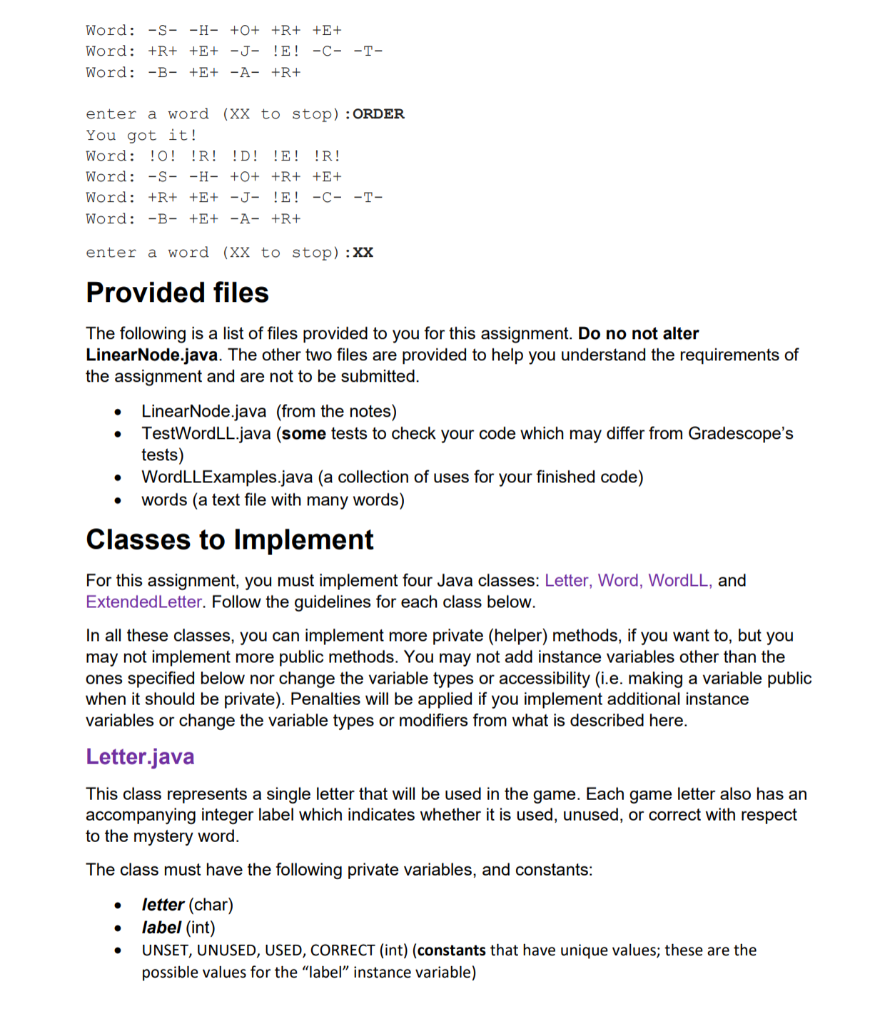 Solved Introduction Wordle is a popular game that was only | Chegg.com