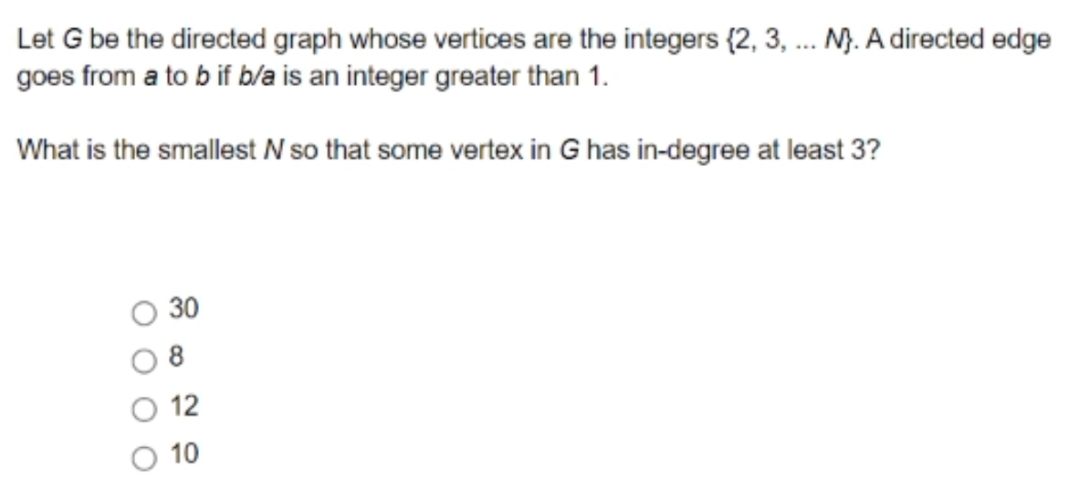 Solved Let G be the directed graph whose vertices are the | Chegg.com