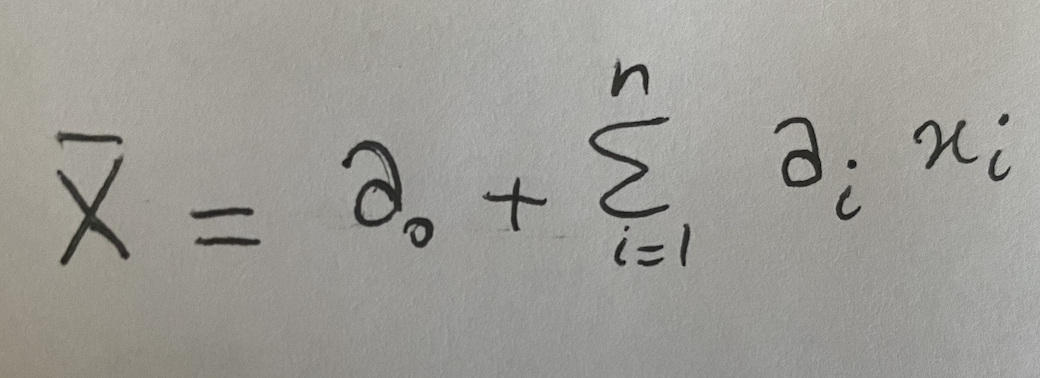 Solved How can I find ai in this formula? This is for a | Chegg.com