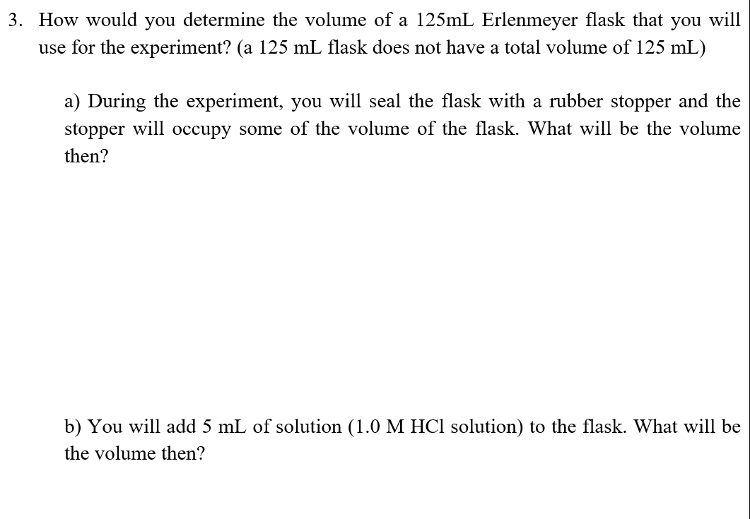 Solved This is the molar volume of the gas experiment. The | Chegg.com
