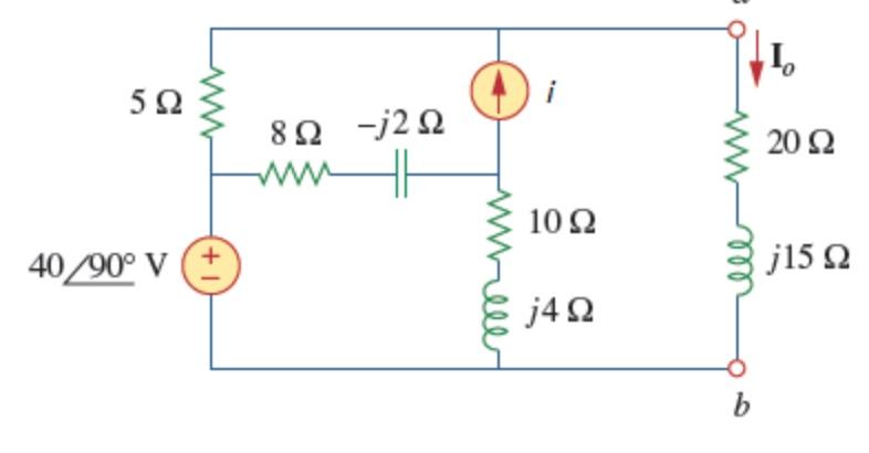 Solved Determine the current Io in the circuit given below | Chegg.com