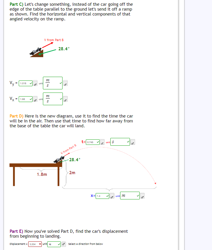 Solved Part A) The wind-up toy car as shown below is placed | Chegg.com