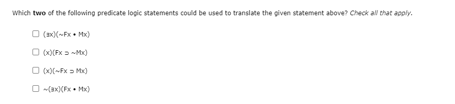 Solved 4. Equivalence Between Particular Statements and | Chegg.com