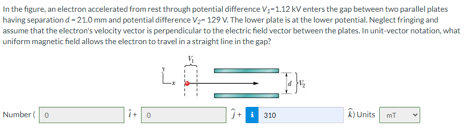[solved] In The Figure An Electron Accelerated From Rest