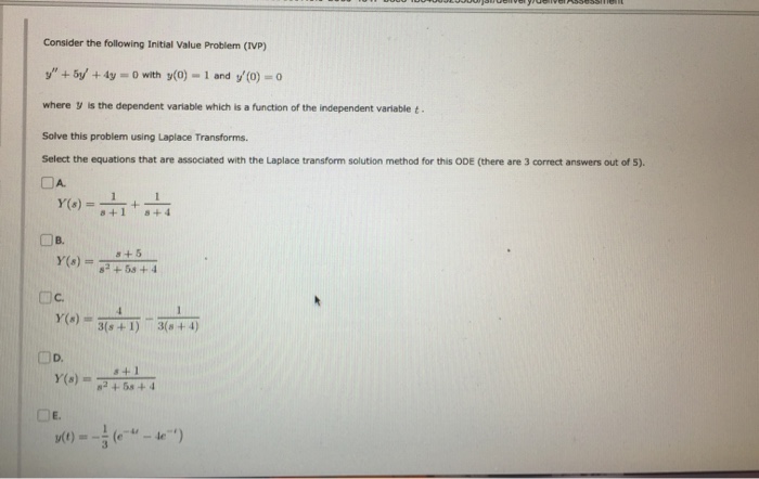 Solved Consider the following Initial value Problem (IVP) | Chegg.com