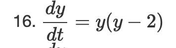 Solved Make vector field plots of the differential equation. | Chegg.com