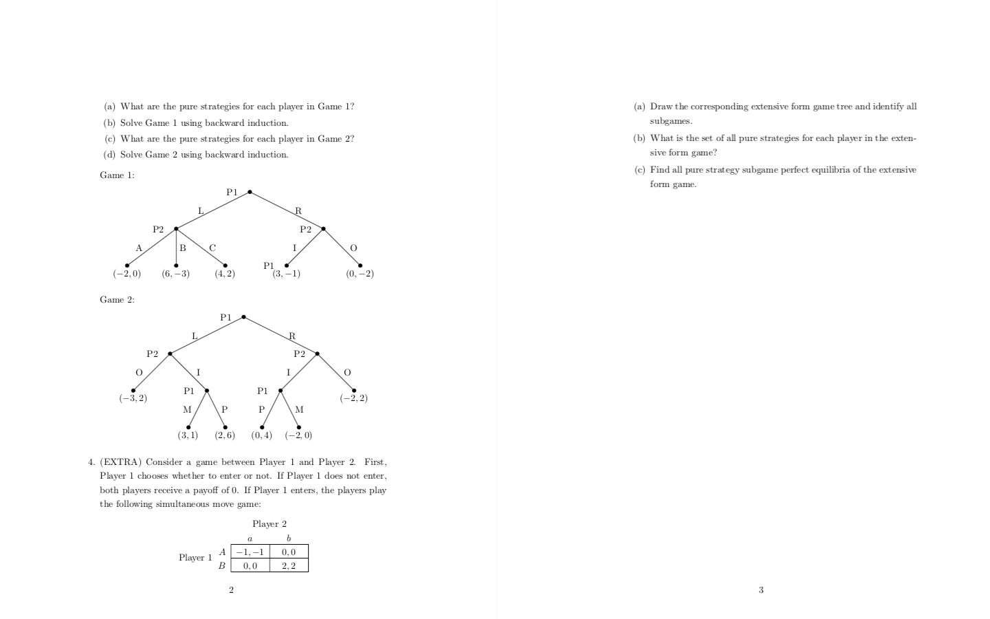 Solved Fall 2023 Assignment 1 (Due exercise class in Week | Chegg.com
