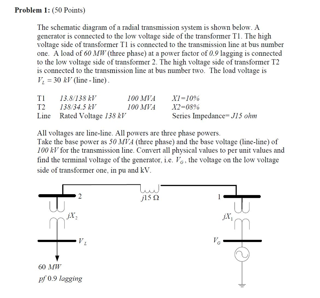 Solved Problem 1: (50 Points) The schematic diagram of a | Chegg.com