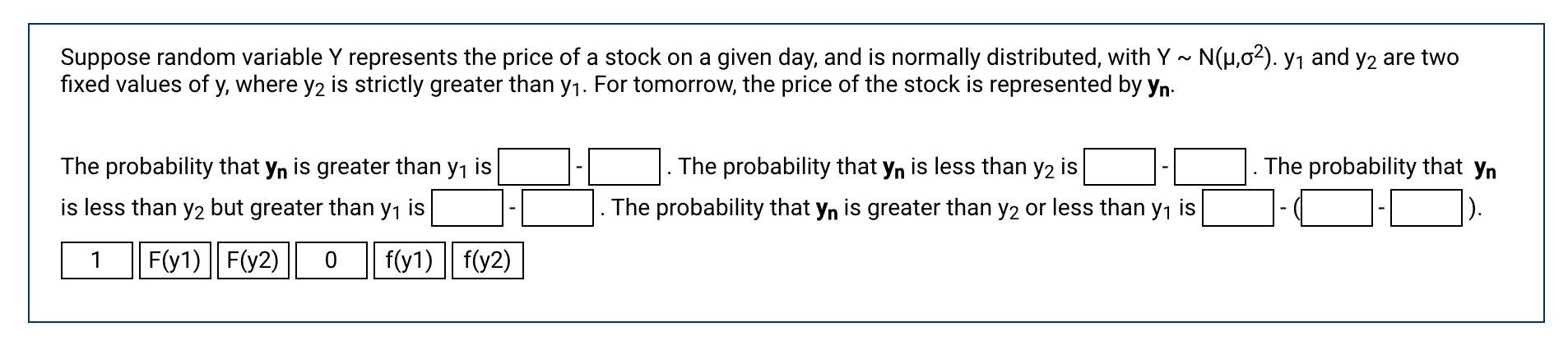 Solved Suppose random variable Y represents the price of a | Chegg.com