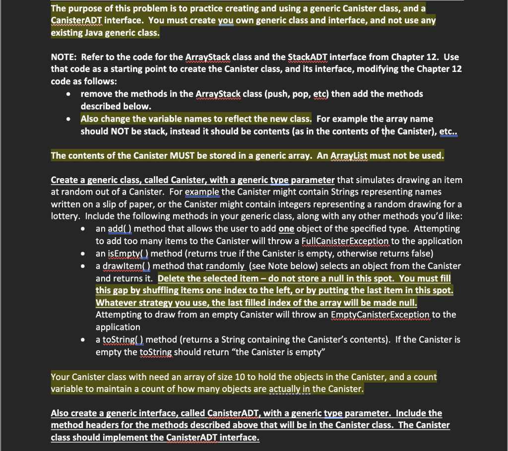 The purpose of this problem is to practice creating | Chegg.com