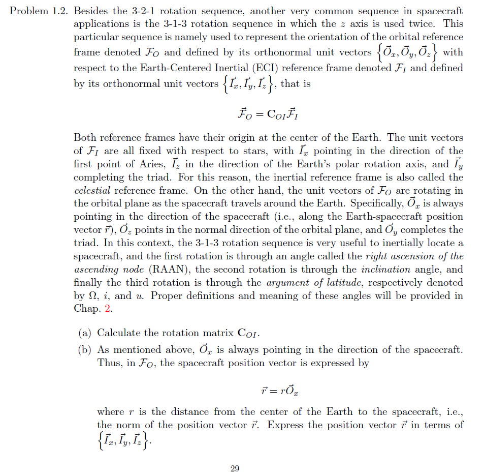 Problem 1.2. Besides the 3-2-1 rotation sequence, | Chegg.com