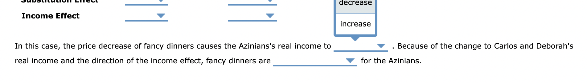 Solved 9. Income and substitution effects Carlos and Deborah | Chegg.com