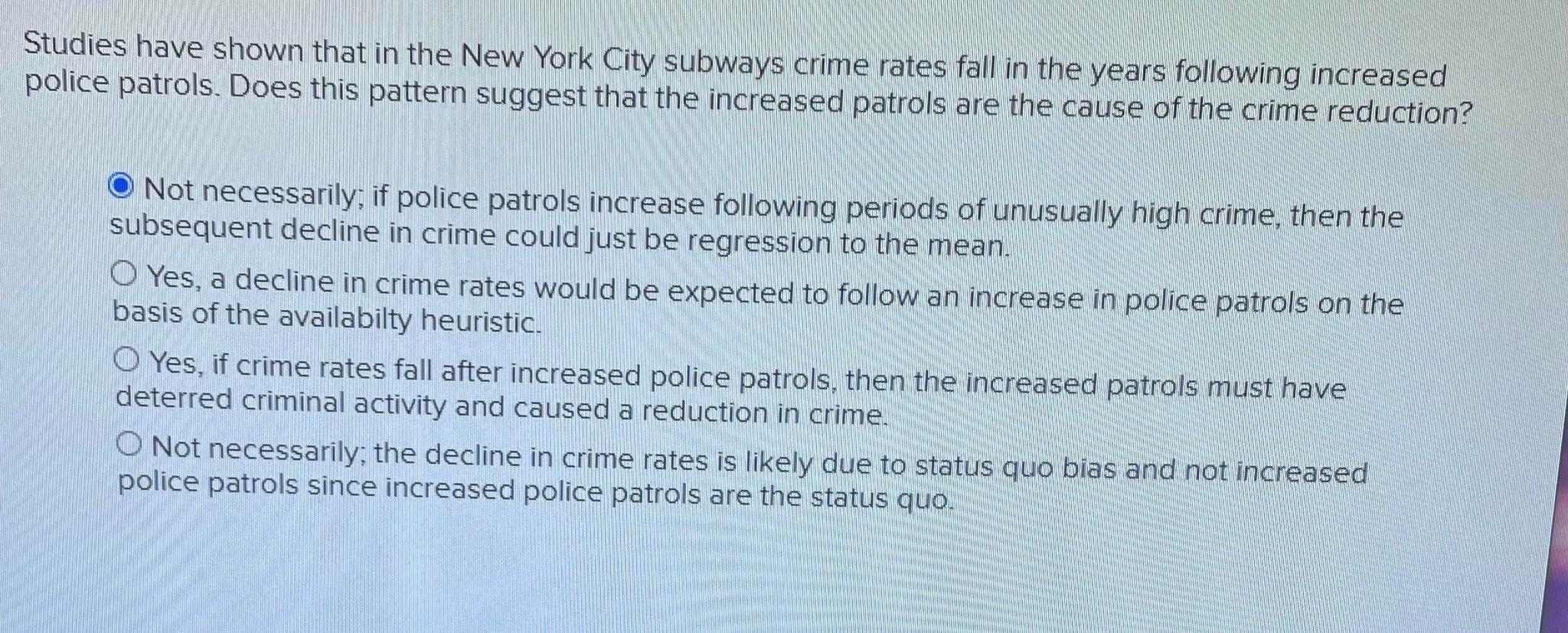 Solved Studies have shown that in the New York City subways | Chegg.com