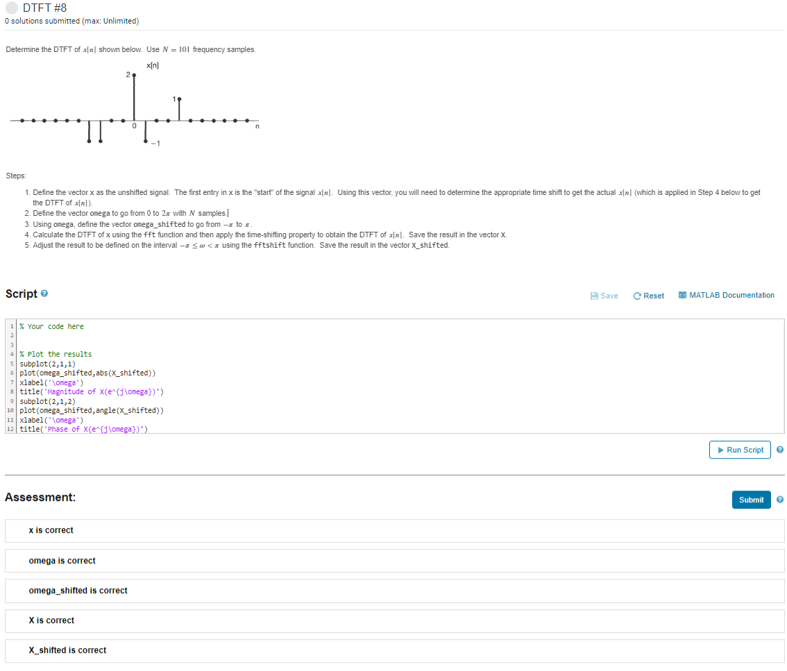 Solved DTFT #80 ﻿solutions submitted (max: | Chegg.com