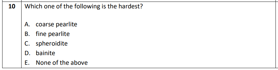Solved 8 Continuous Cooling Transformation Austenite To