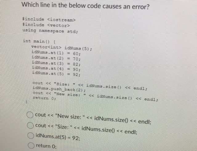 Solved Which of the following statements is true for the | Chegg.com
