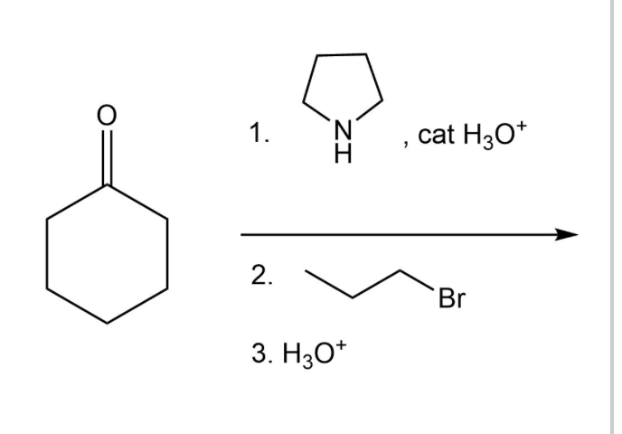 Solved O 1. ZI cat H30* 2. Br 3. H30+ | Chegg.com