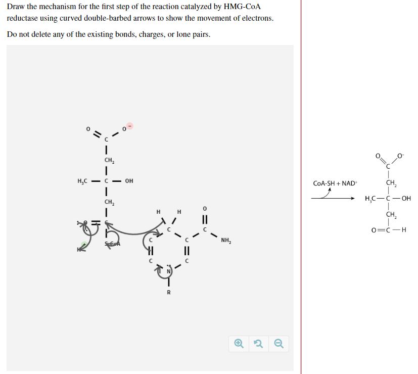 Solved Draw the mechanism for the first step of the reaction | Chegg.com
