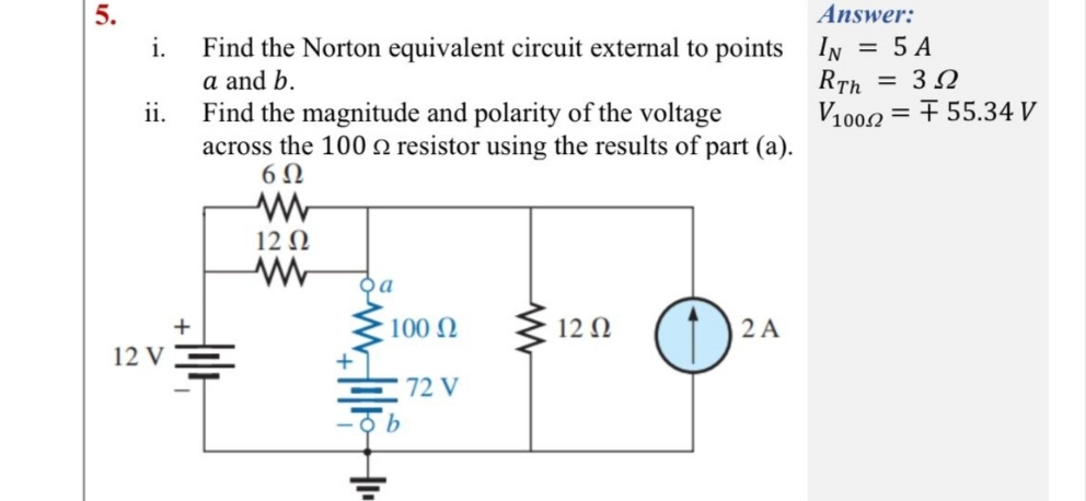 Solved \\( \\begin{array}{lll}\\text { 5. } & \\text { | Chegg.com