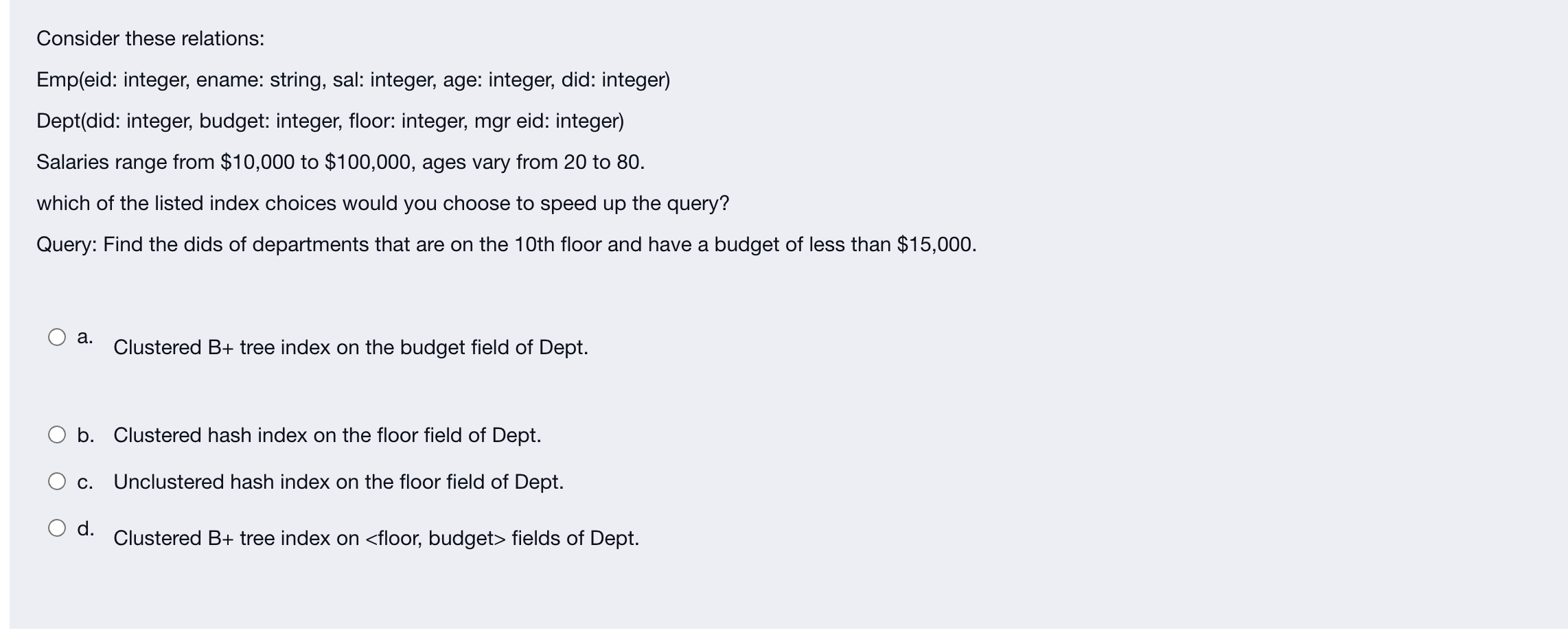 Solved Consider These Relations Empeid Integer Ename 