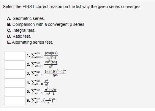 Solved Select the FIRST correct reason on the list why the | Chegg.com