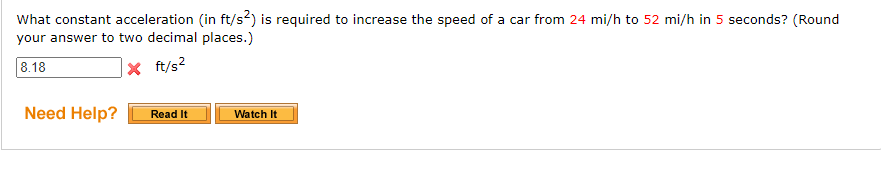 Solved What constant acceleration (in ft/s) is required to | Chegg.com