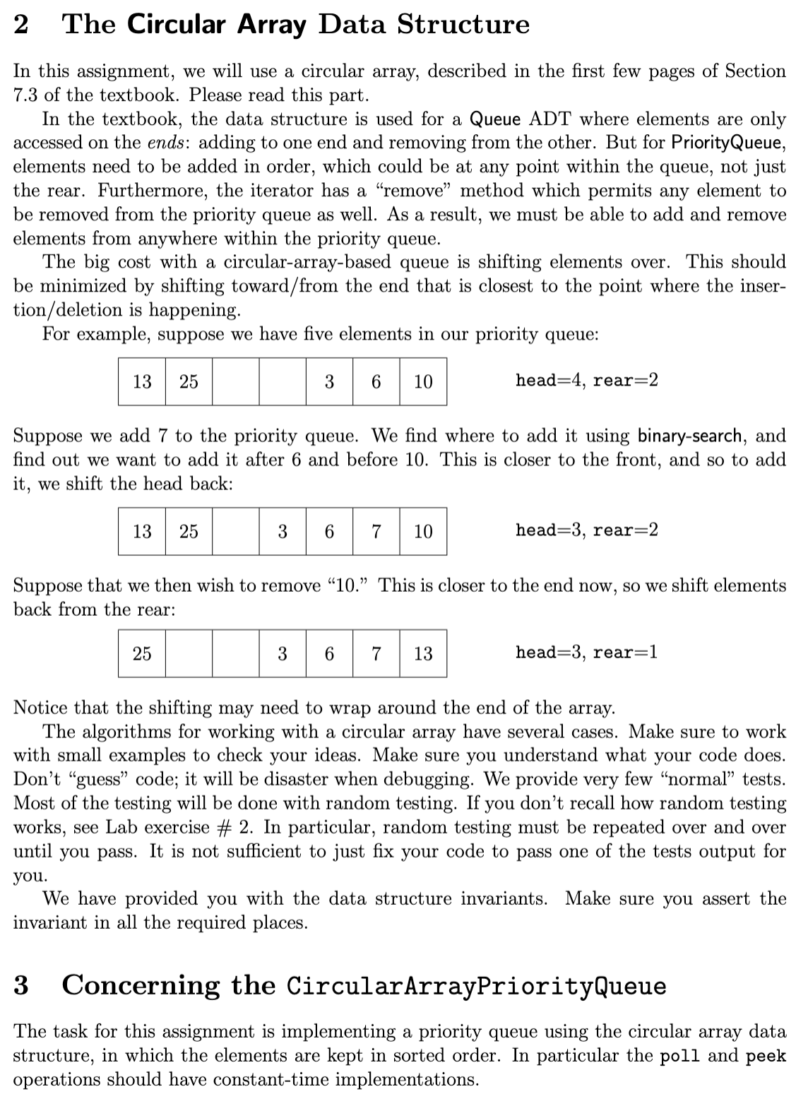Solved As described in Section 10.1, a PriorityQueue is a | Chegg.com